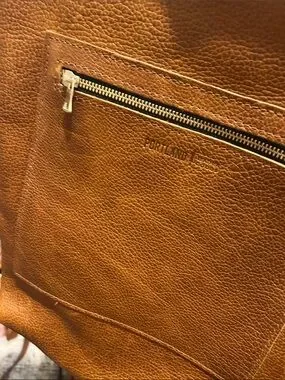 Portland Leather | Bags | Portland Leather Cognac Brown Leather Laptop ...
